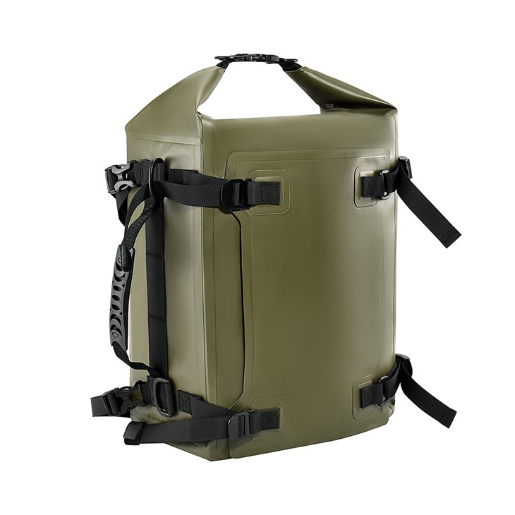 China Customized Green Tarpaulin Motorcycle Rear Rack Bag Manufacturers ...